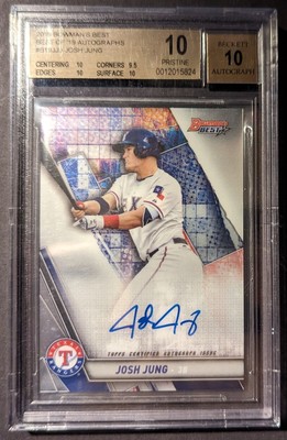 2019 Bowman’s Best Josh Jung Auto #B19-JJU BGS 10 PRISTINE!! | eBay