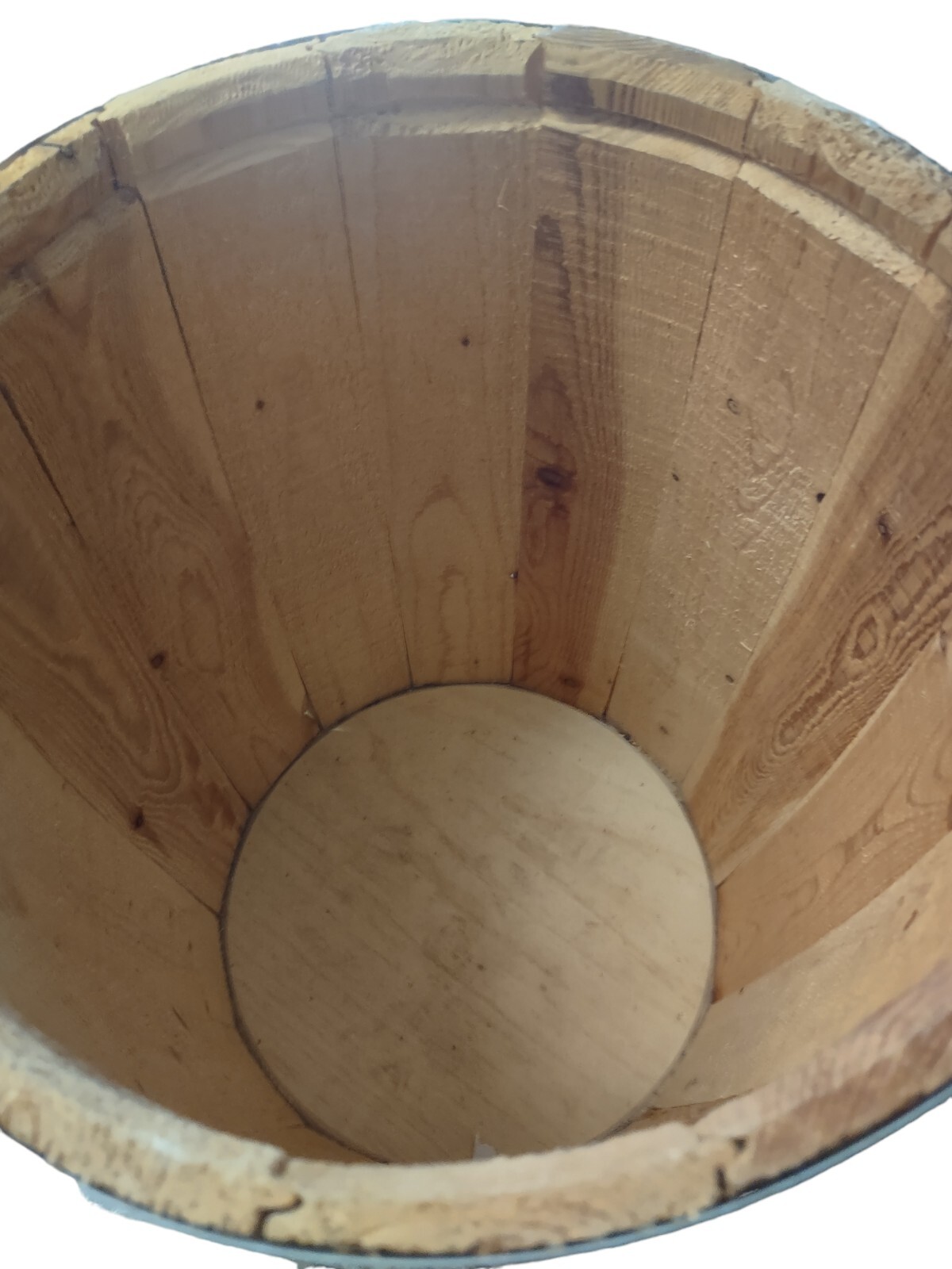 Claeys Candies Wood Panel Store Display Barrel Wooden container | eBay