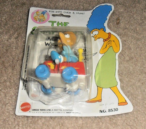 VERY RARE VINTAGE 1990 MATTEL THE SIMPSONS ACTION WIND UP FIGURE OLD | eBay