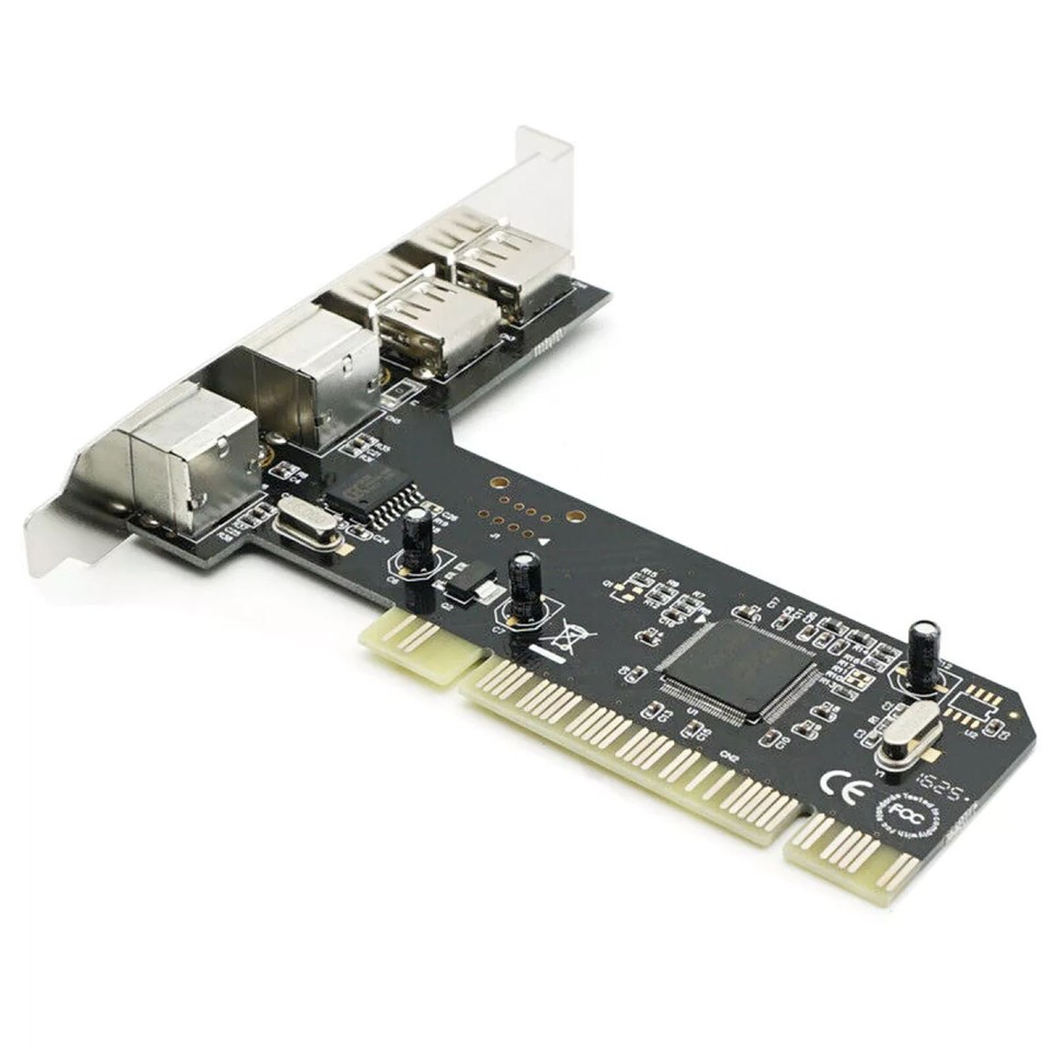 PCI to PS2 PS/2 USB 2.0 For PC Keyboard Mouse Adapter Card Expansion ...