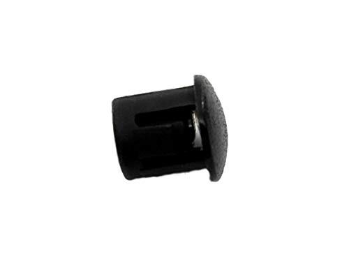 1/4" Hole Nylon Locking Panel Plugs Black/White Dome Cover 5/16" Top ...