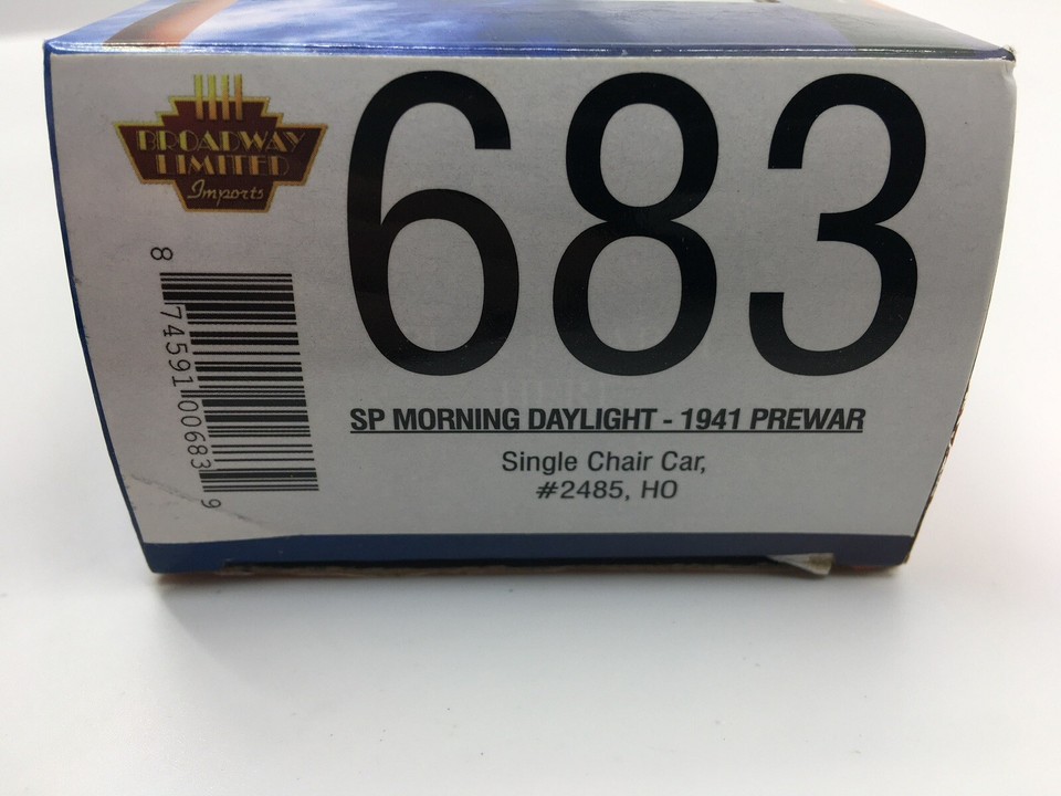 HO Broadway Limited 683 Southern Pacific Daylight Single Chair Car SP ...