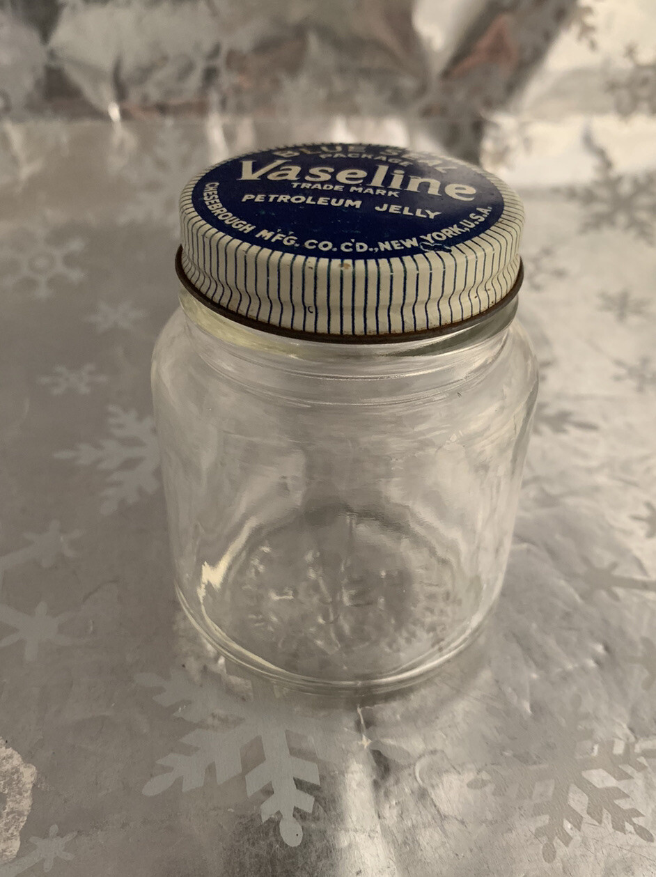 ️BLUE SEAL PACKAGE VASELINE PETROLEUM JELLY JAR w/ LID Vintage EMPTY | eBay