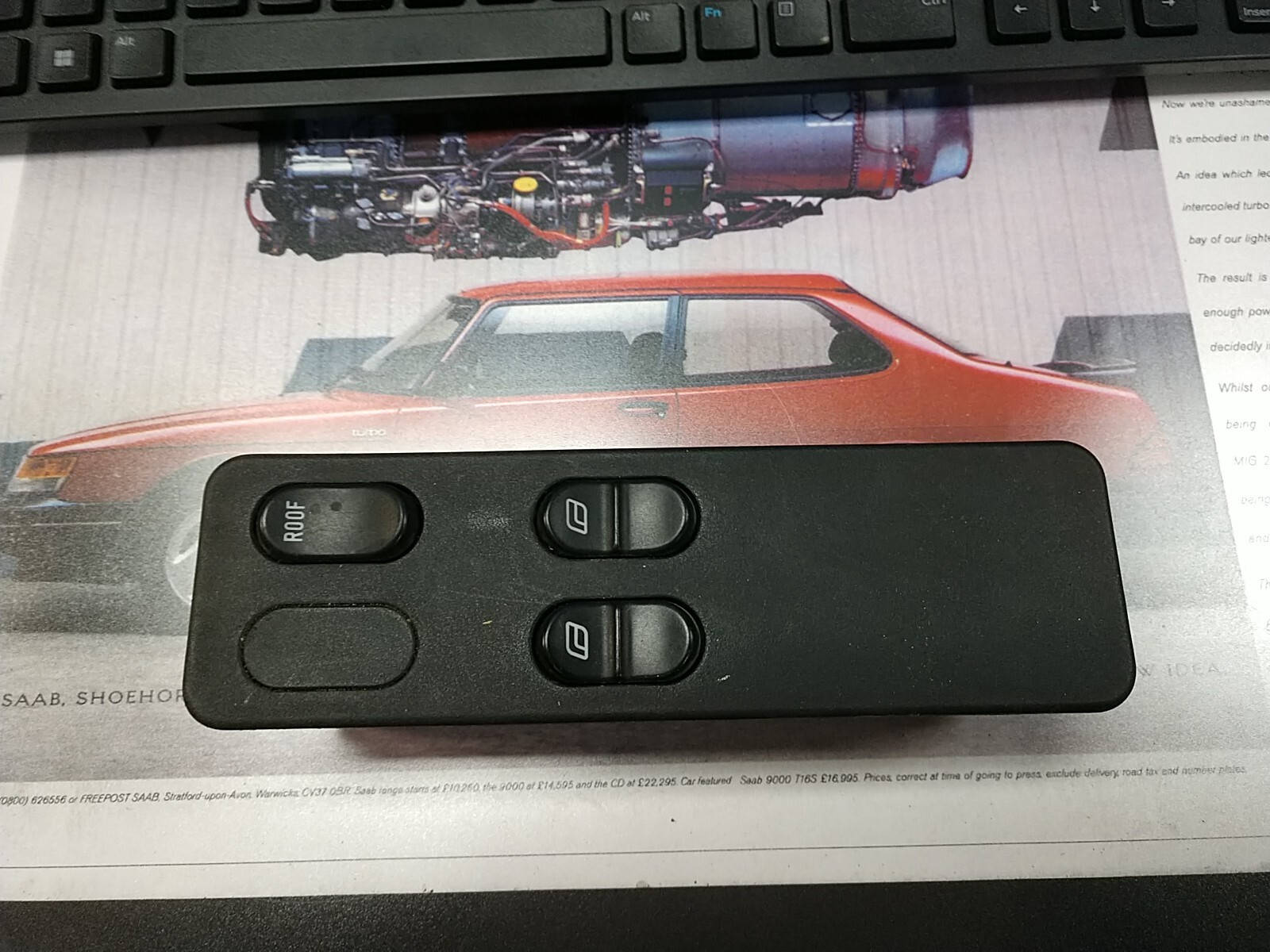 Used Saab 900 3 Door 2 Door Window Switch Pack | eBay