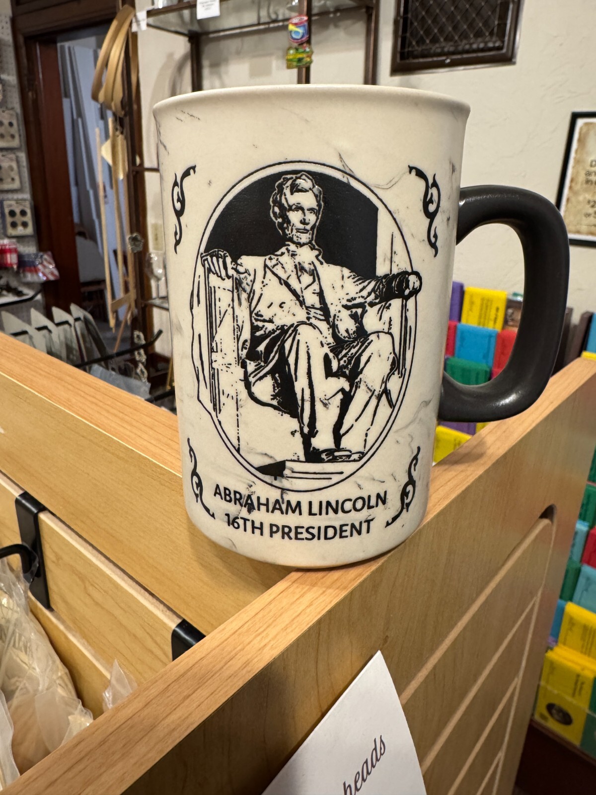 Abraham Lincoln Marble Mug | eBay
