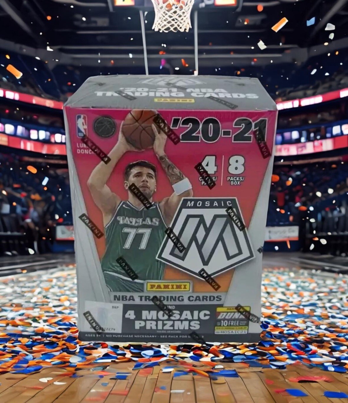 2020-21 Panini Mosaic NBA Basketball Blaster Box x8 Lot Edwards Maxey ...