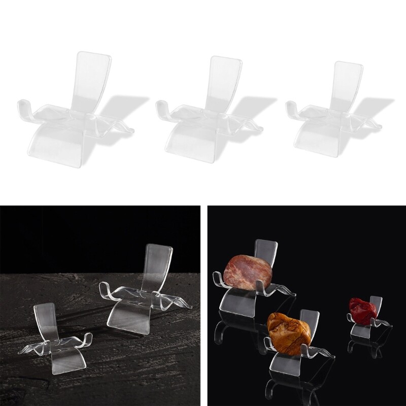 Chair Rock Display Stand Acrylic Display Rack for Mineral Rock Holder ...