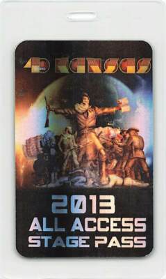 Kansas Backstage Pass 2013 All Access Stage Pass Laminate Variant | eBay