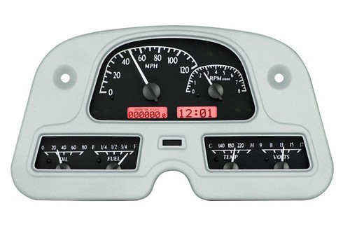 Dakota Digital 1962-1984 Toyota FJ40 Black / Red LED Gauge Kit VHX-62T ...