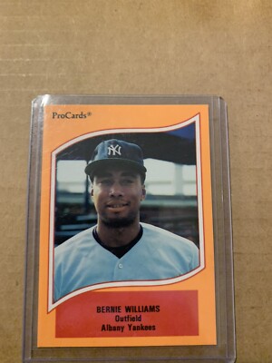 Bernie Williams Rookie Card Yankees Pro Cards 1990. | eBay