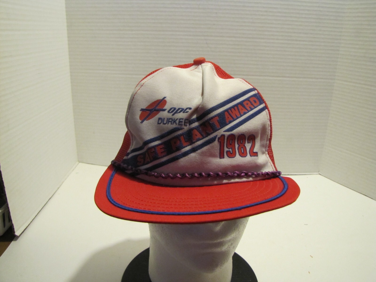VTG CHALLENGER HATS OPC DURKEE SAFE PLANT AWARD 1982 … - Gem