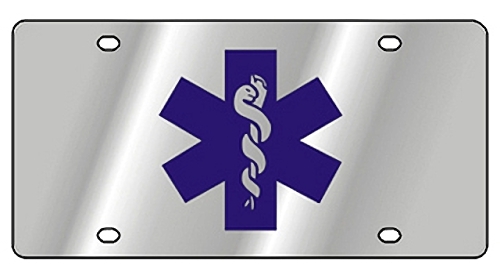 New EMT Logo Stainless Steel License Plate | eBay