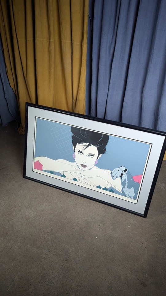 Patrick Nagel "Park Place" Estate Signed Edition No. 472/990 Framed | eBay