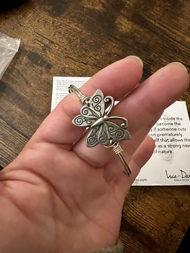Luca + Danni Butterfly Charm Silver Bracelet | eBay