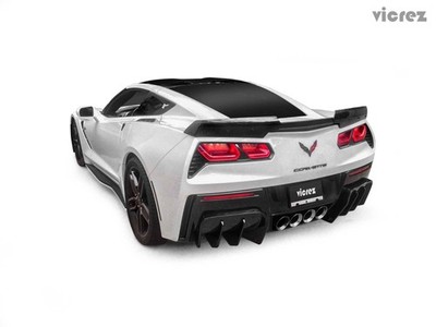 VZ3 Style Rear Diffuser vz100689 | Chevrolet Corvette C7 2014-2019 | eBay