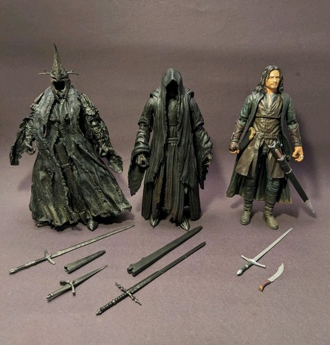 Lord Of The Rings Witch King Nazgul Aragorn Diamond Select + Toybiz ...