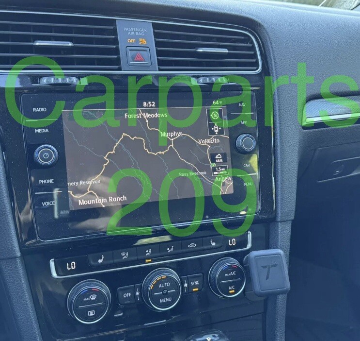 VW Golf GTI R Delphi MIB2 Radio Receiver Cd Player 8" Unlocked CarPlay ...