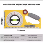 Magnetic Dial Gauge Angle Finder Inclinometer Protractor Clinometer ...