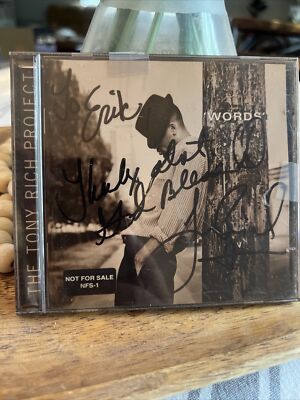 The Tony Rich Project : Words CD (1996) Autographed Good Condition Free ...