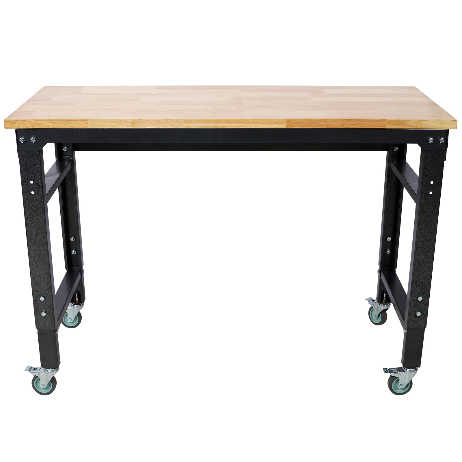 48" Wide Rolling Workbench Adjustable Workshop Tool Bench for Garage ...