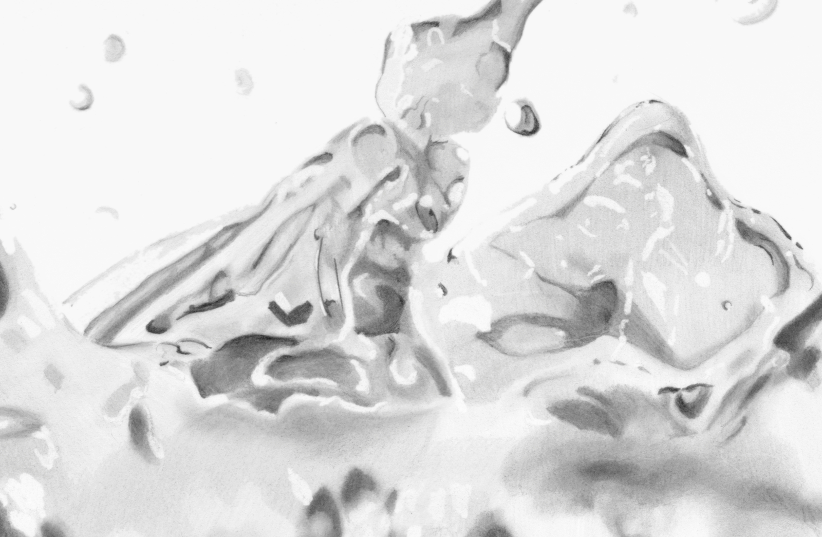 Drawing - Pencil on paper, "M67" hand grenade **Hyperrealism ...