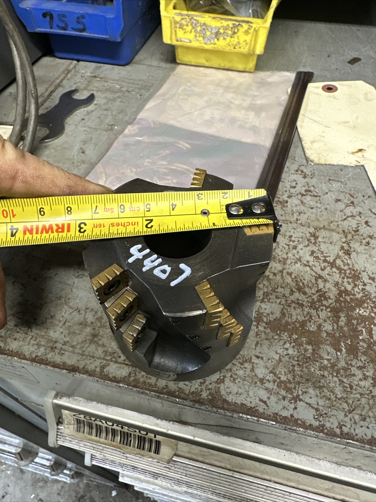 Valenite 3" 15 Insert Face Mill Shell Milling Cutter SerraSineIII 1-1/4 ...