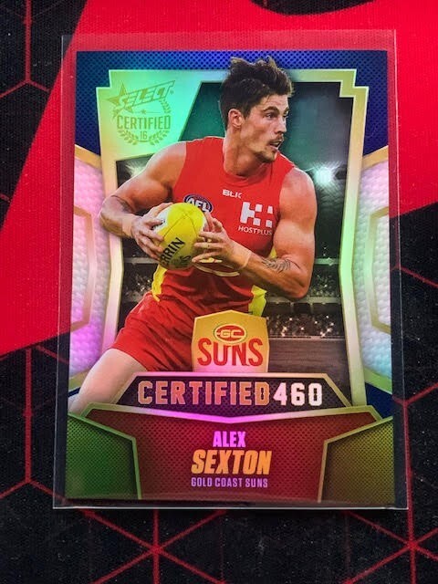 2016 Select AFL Certified 460 - Alex Sexton - Gold Coast Suns - 243/460 | eBay Australia
