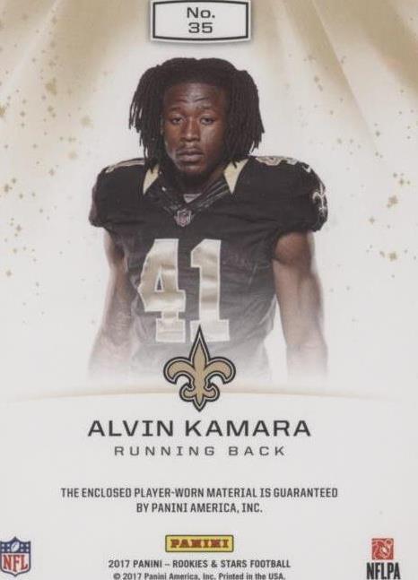 2017 Panini Rookies & Stars Alvin Kamara #35 for sale | eBay