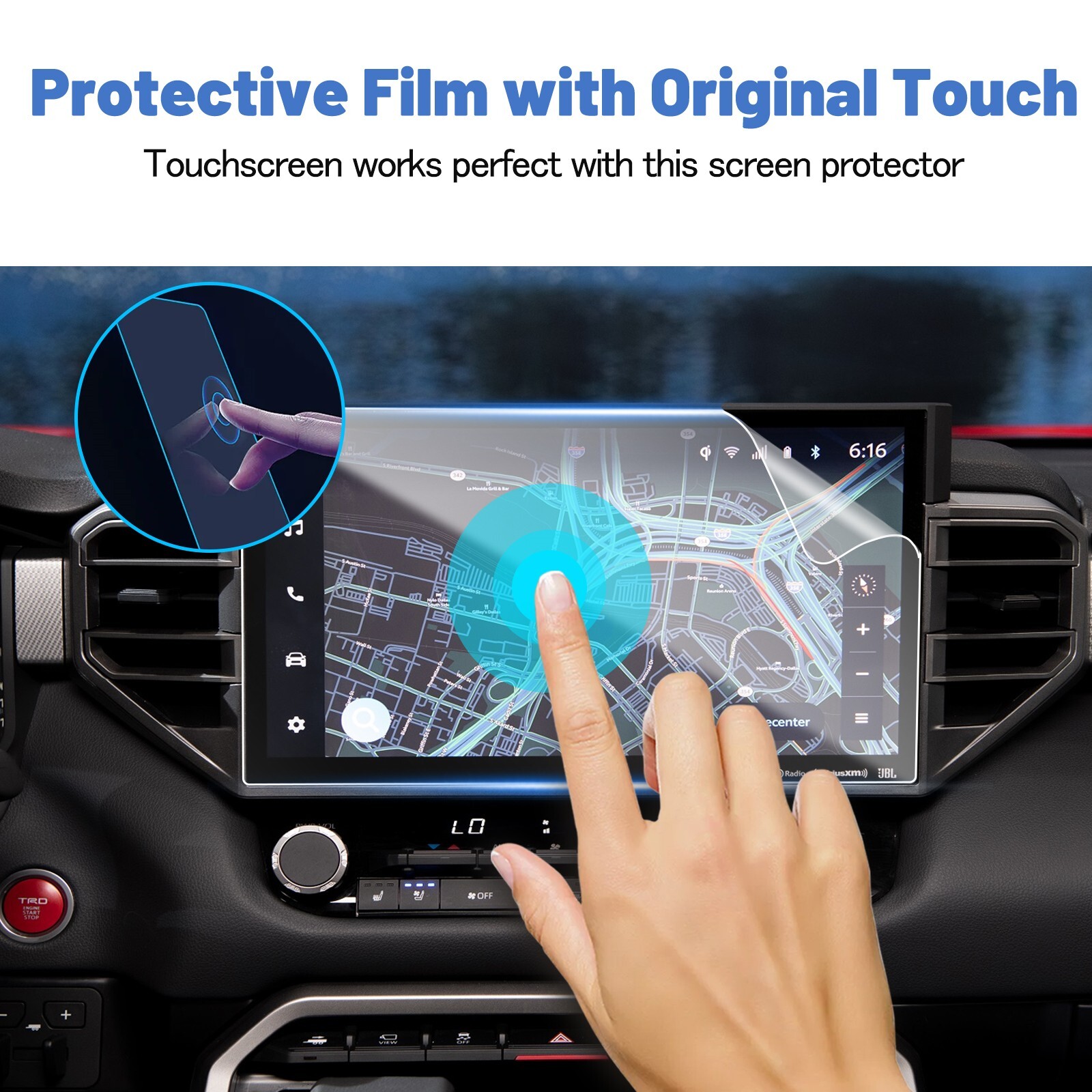 LFOTPP Car Screen Protector 2 PET Plastic Film 14-in For 2022-2023 ...
