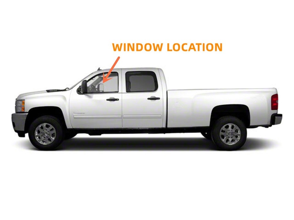 Driver/Left Side Front Door Window Glass For 2012-2014 GMC Sierra/ GMC ...