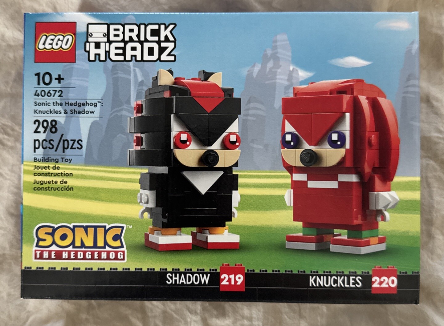 Lego 40672 Brickheadz Sonic the Hedgehog: Knuckles & Shadow ...