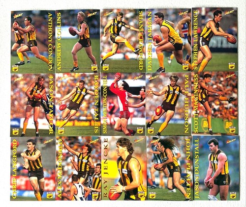 1995 AFL SELECT SERIES 1 HAWTHORN HAWKS BASE TEAM SET | eBay Australia