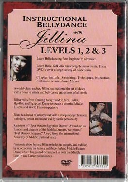 Bellydance with Jillina INSTRUCTIONAL BELLYDANCE 1 2 3 LEVELS for sale ...