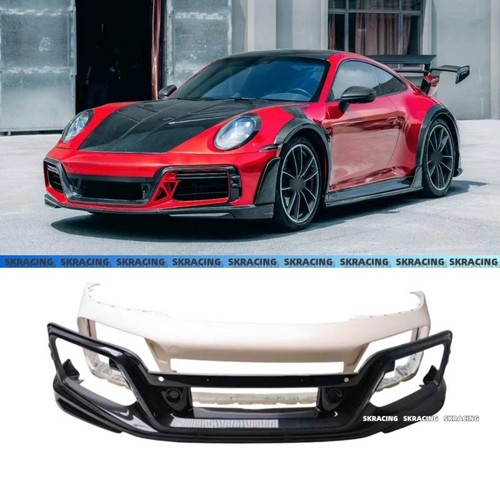 For Porsche 911 992 Carrera 2020+ Dry Carbon Fiber Front Bumper ...