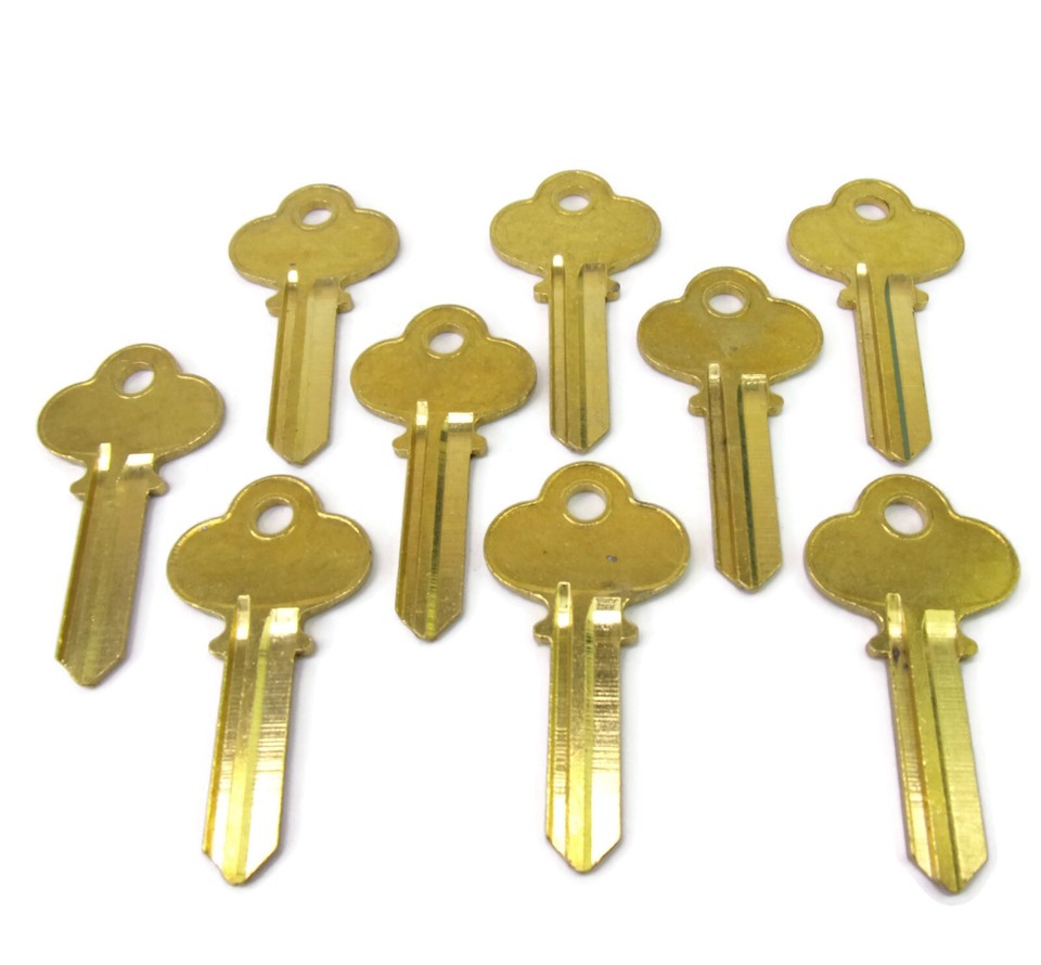 9-pcs SE1 Brass Key Blanks NOS | eBay