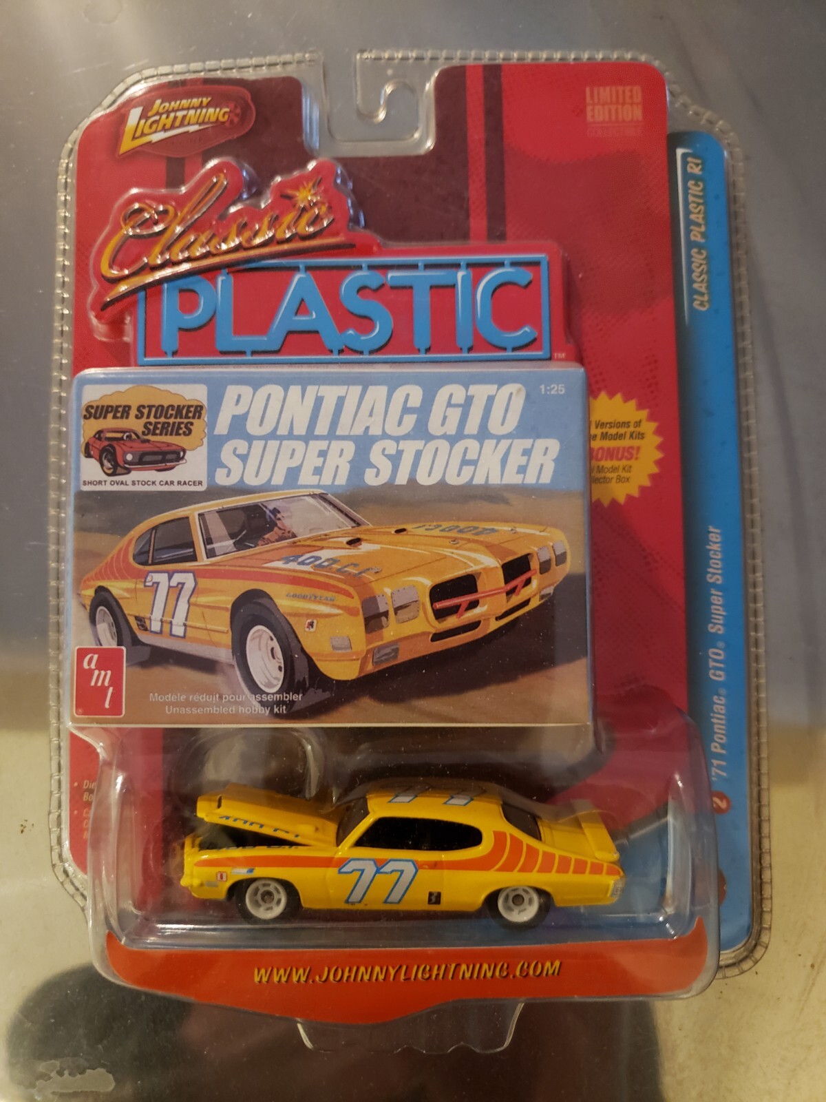 PONTIAC GTO SUPER STOCKER 1971 JOHNNY LIGHTNING CLASSIC PLASTIC 1:64 | eBay
