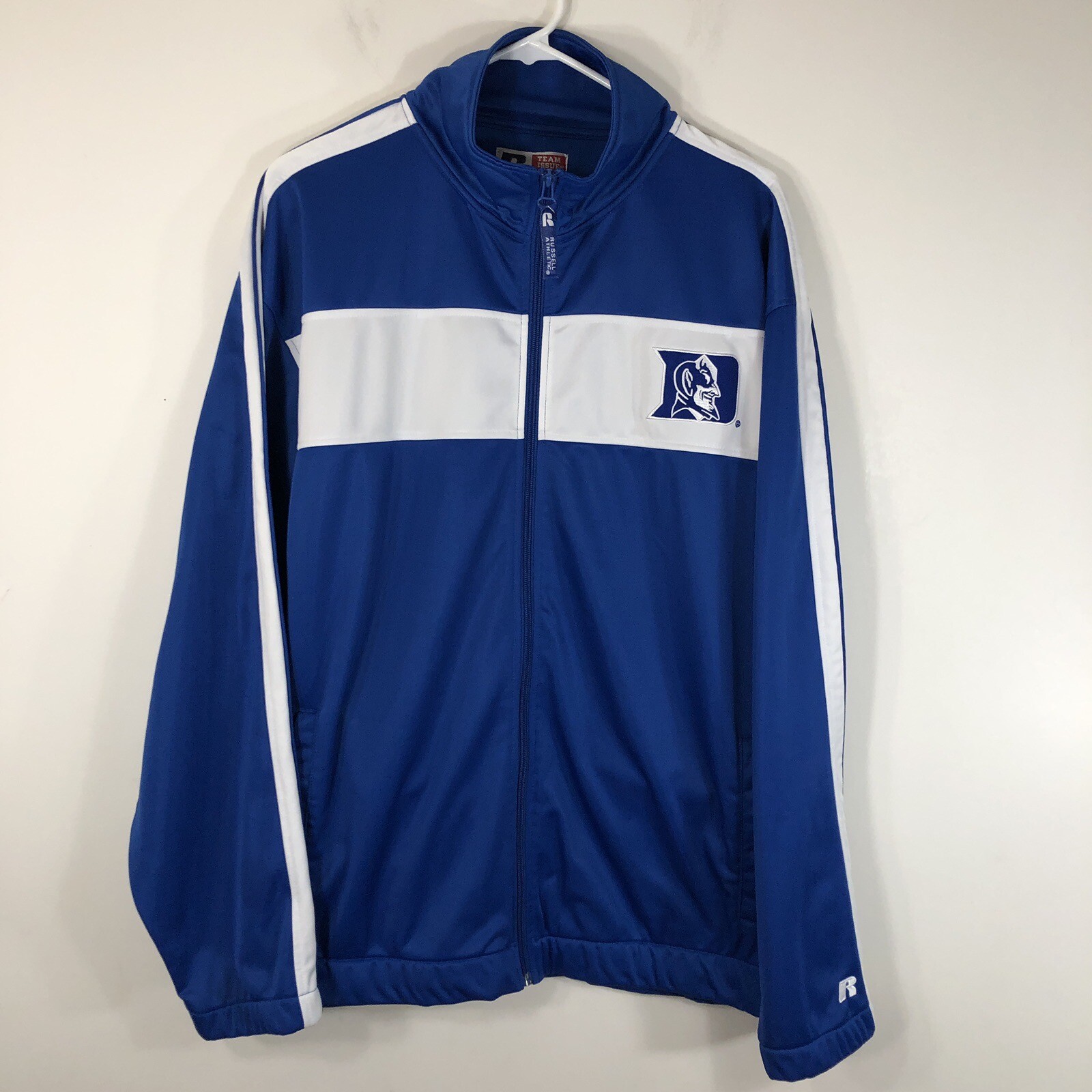 VTG Duke Blue Devils Men’s XL Russell Athletic Team Issue Full Zip ...