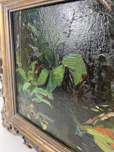 JUAN RIMSA BOLIVIA ABSTRACT EXPRESSIONIST JUNGLE LANDSCAPE ANTIQUE OIL ...