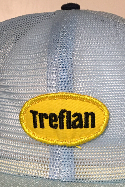 VTG 80s TREFLAN Farm Weed Herbicide Ad Patch Baby Blu… - Gem