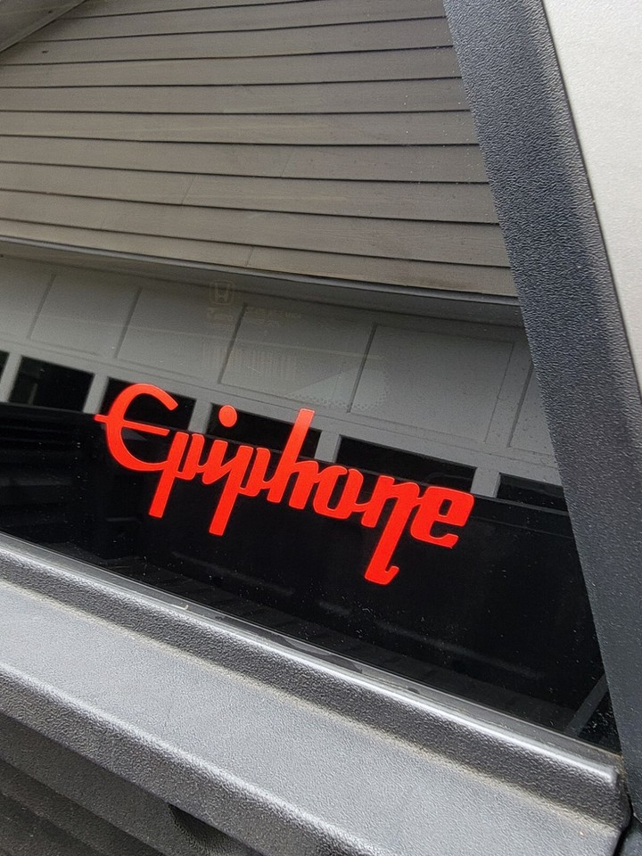 Epiphone USA Guitar Vinyl Decal Sticker Les Paul for Car Laptop Guitar ...