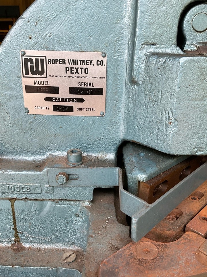 Pexto Roper Whitney 40" Circle And Ring Cutter. Practically Brand New ...