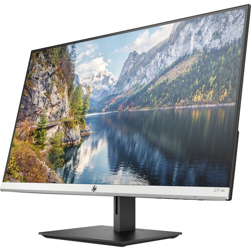 HP 27f 27" 4K UHD (3840x2160) IPS Monitor 60Hz 5ms Anti-glare Height ...