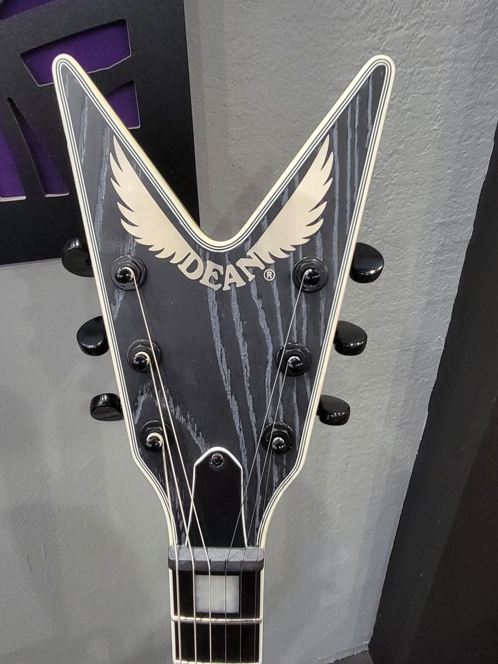 Dean Custom Run #16 Electric ML Guitar, Sandblasted Grey, (#28) DCR ML ...