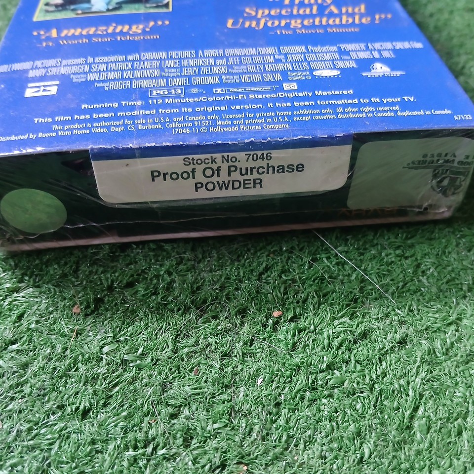 Powder (VHS, 1996) Jeff Goldblum Sean Patrick Flanery ONS 786936001716 ...