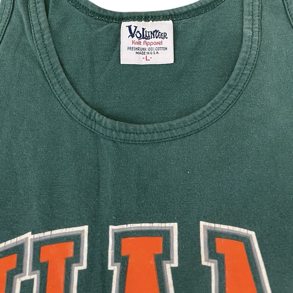 Vintage University Miami Hurricanes Tank Top 90s NCAA Football | eBay