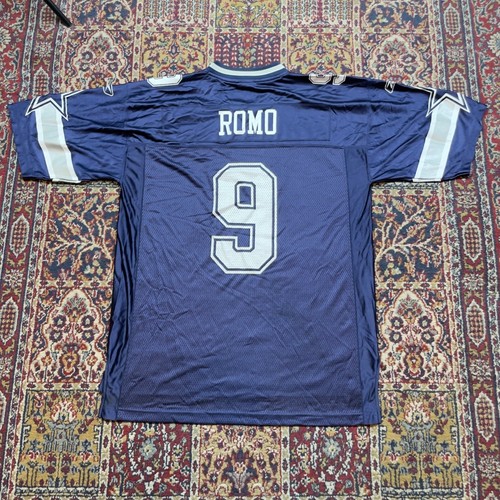 Dallas Cowboys Tony Romo 9 NFL Football Jersey Men's Size L Reebok On ...
