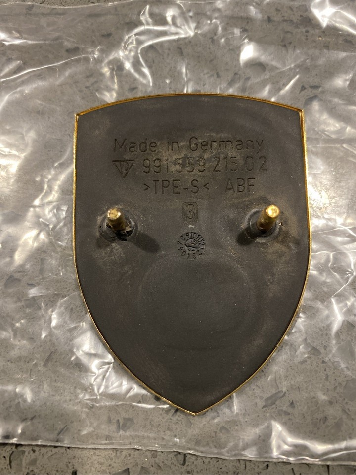 Porsche Hood Crest Emblem 911 Boxster Cayenne Panamera 99155921100 ...