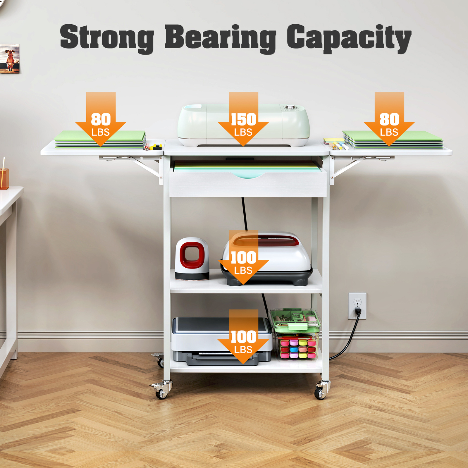 Foldable Heat Press Transfer Machine Table Stand Movable Heat Press ...