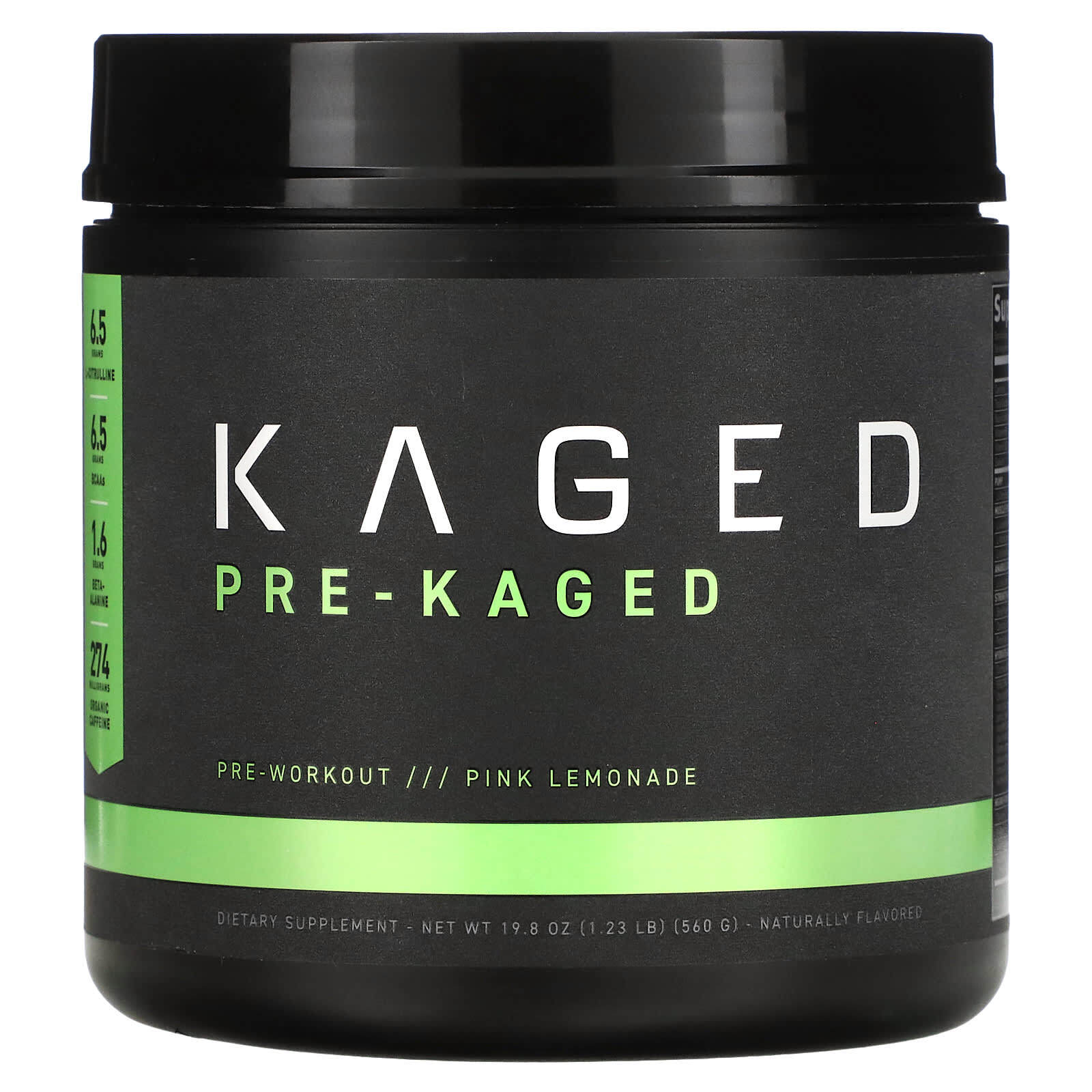 2 X Kaged Muscle, PRE-KAGED, Pre-Workout Primer, Pink Lemonade, 1.30 lb ...