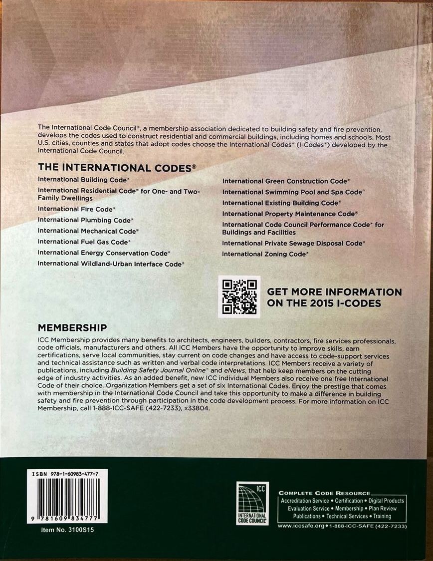 2015 International Fuel Gas Code by International Code Council (2014 ...